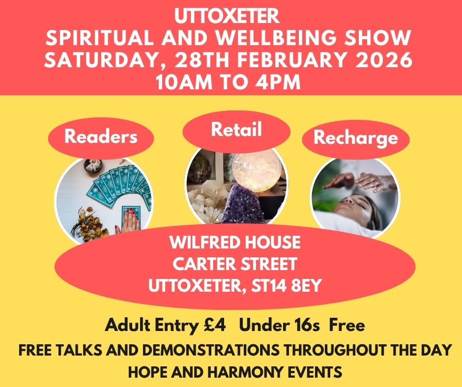 2026 Spiritual & Wellbeing Events & Shows - Book Now – Hope & Harmony ...